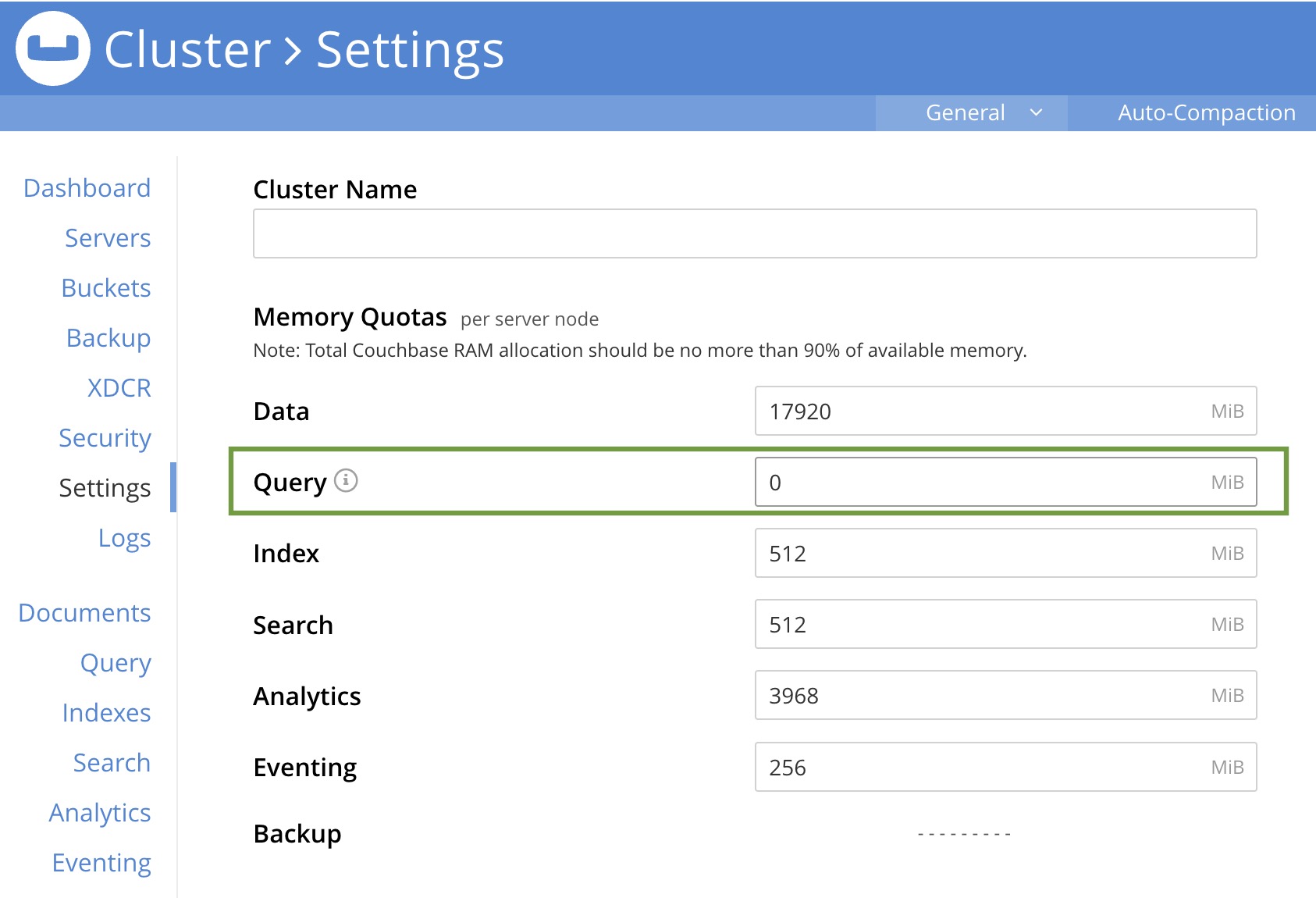 Memory Management in Couchbase’s Query Service
