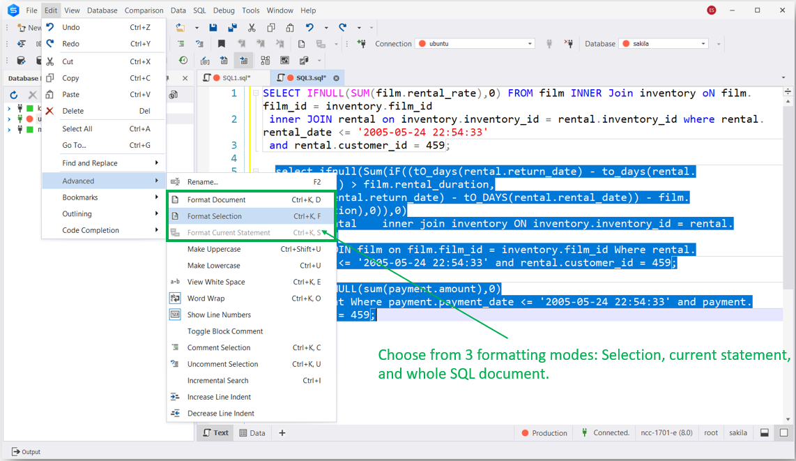 Mysql Formatter How To Make Beautiful Code