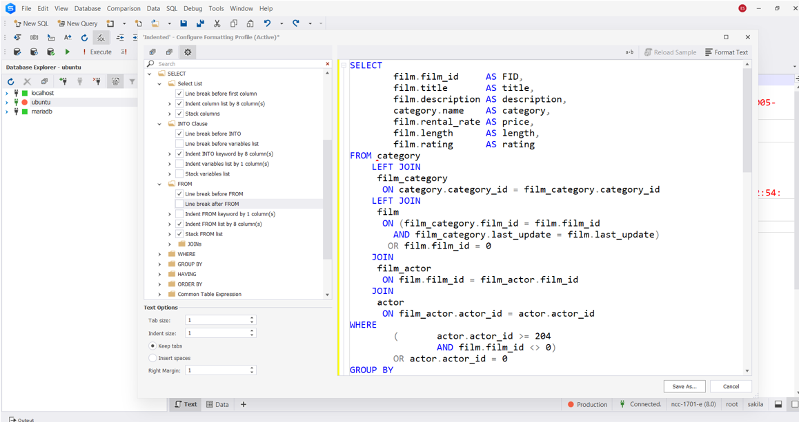 MySQL Formatter: How to Make Beautiful Code