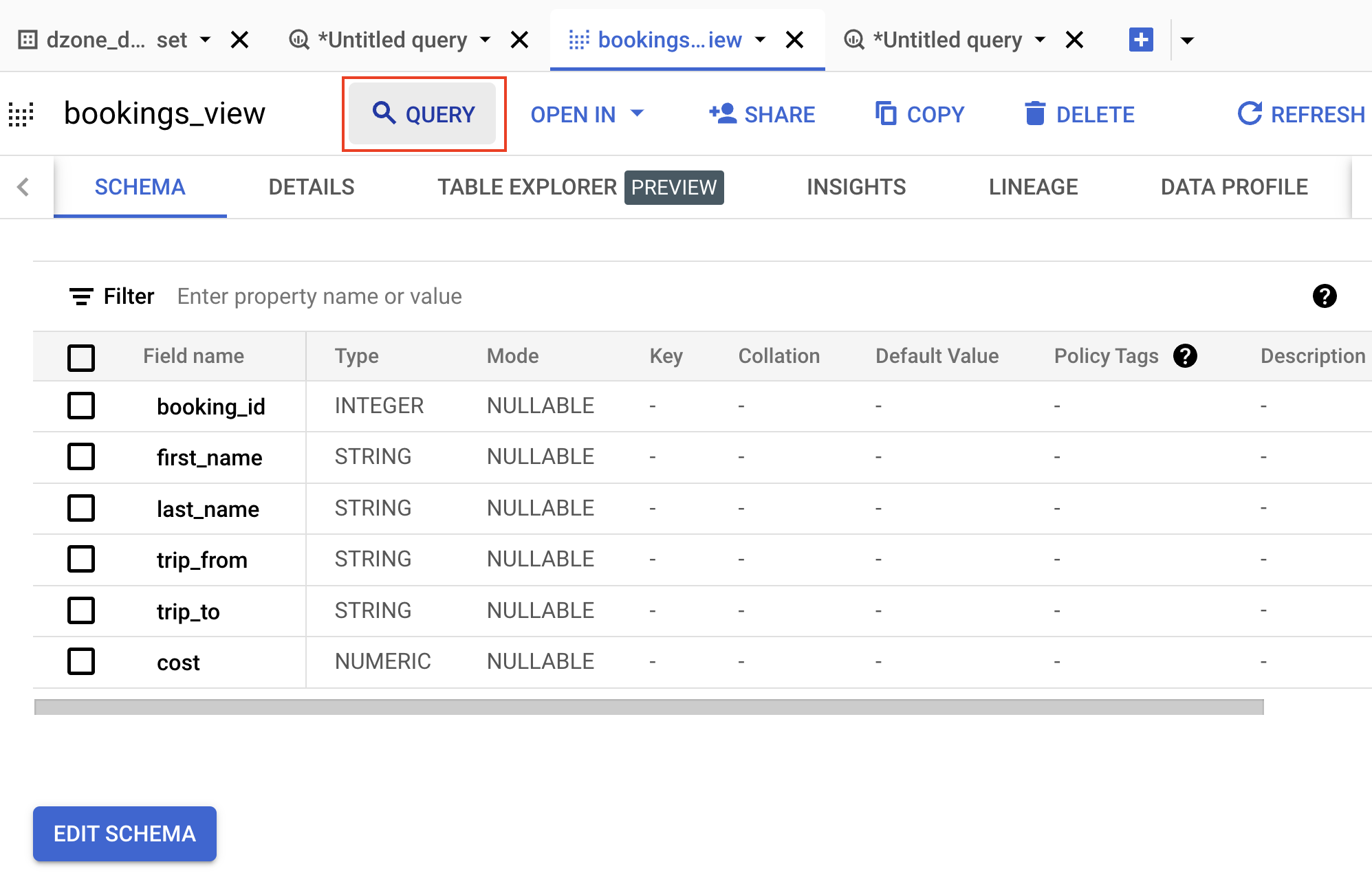 Controlling Access to Google BigQuery Data