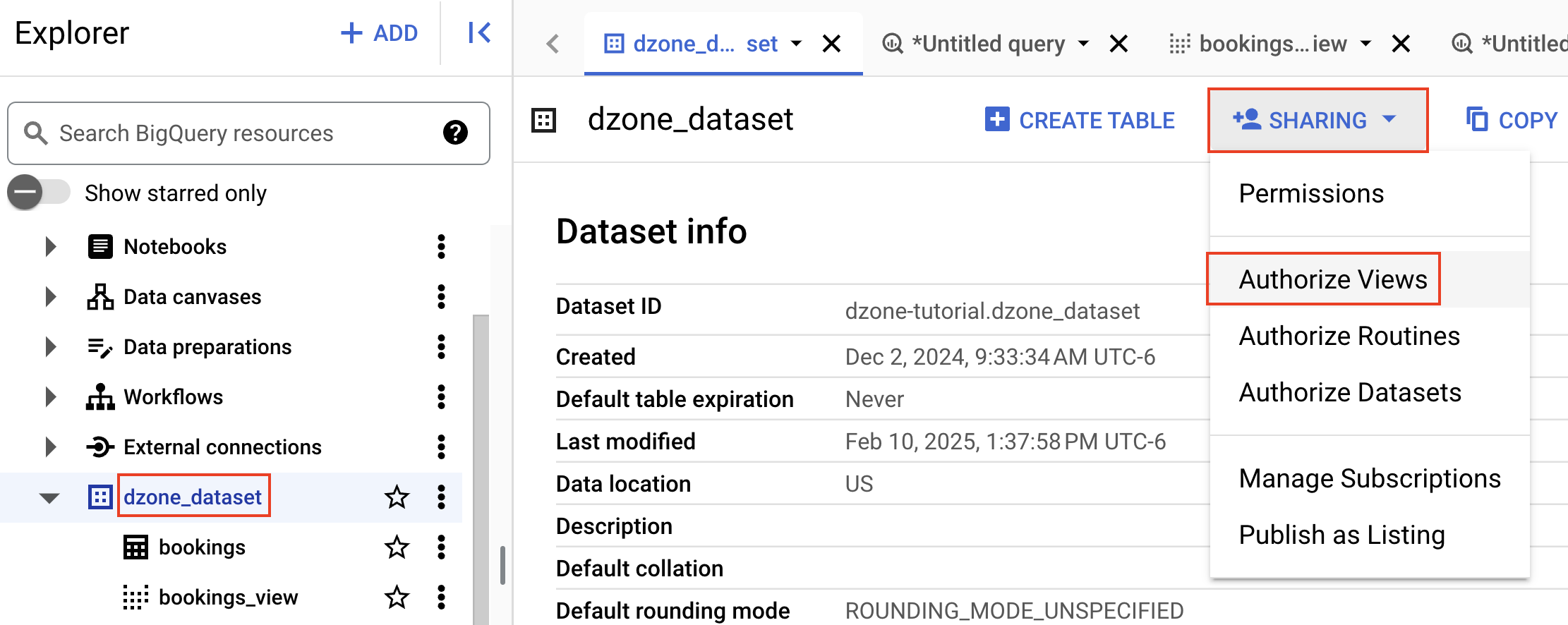 Controlling Access to Google BigQuery Data