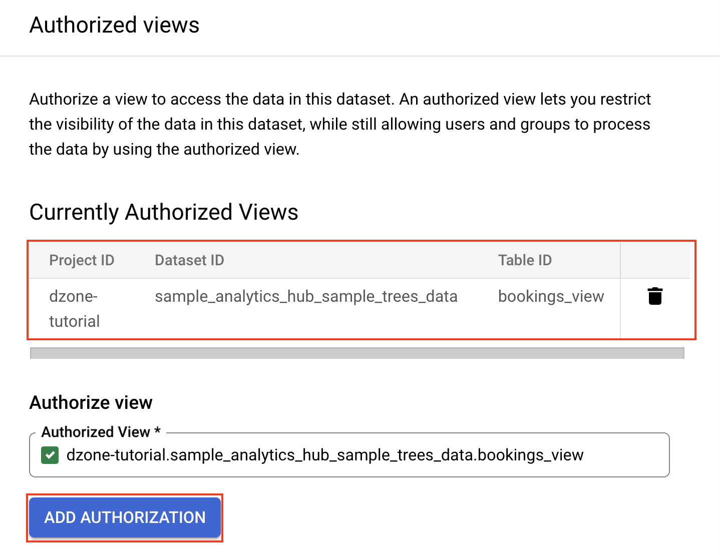 Controlling Access to Google BigQuery Data
