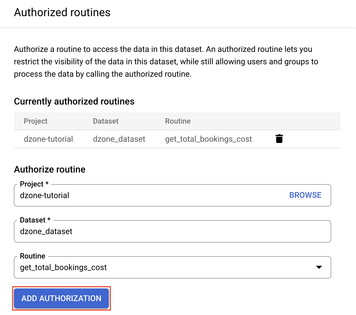 Controlling Access to Google BigQuery Data