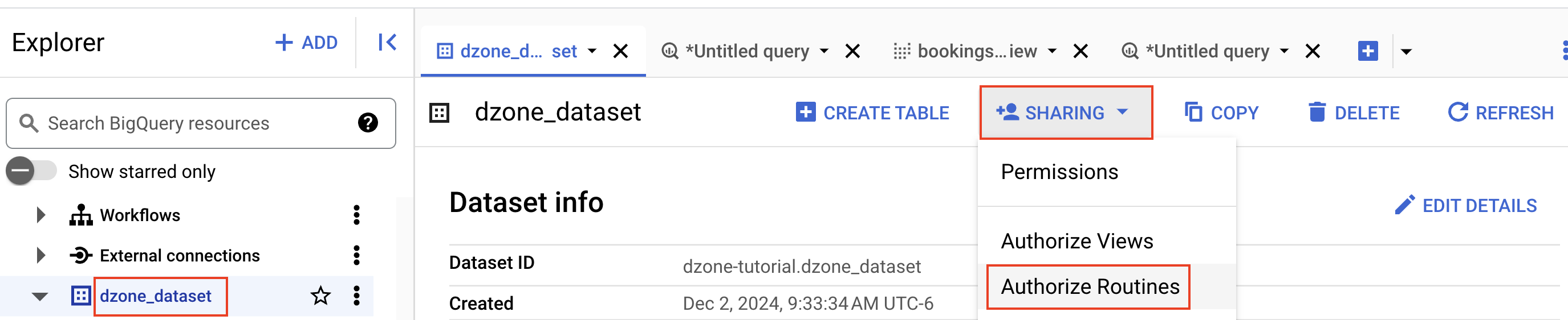 Controlling Access to Google BigQuery Data