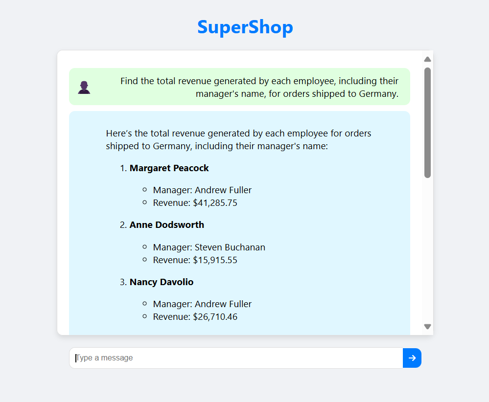 Database Query Service With Openai And Postgresql In Net 