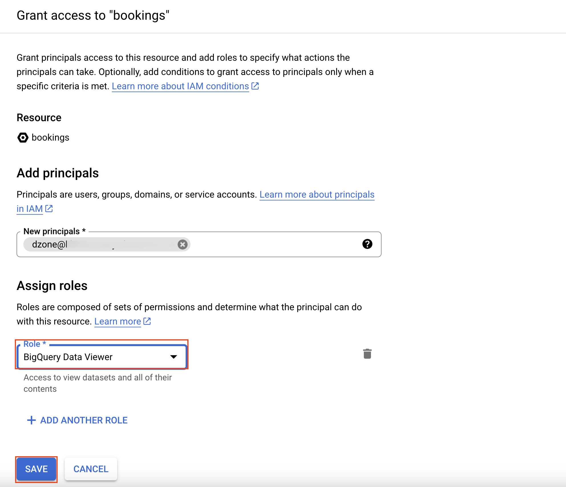 Controlling Access to Google BigQuery Data