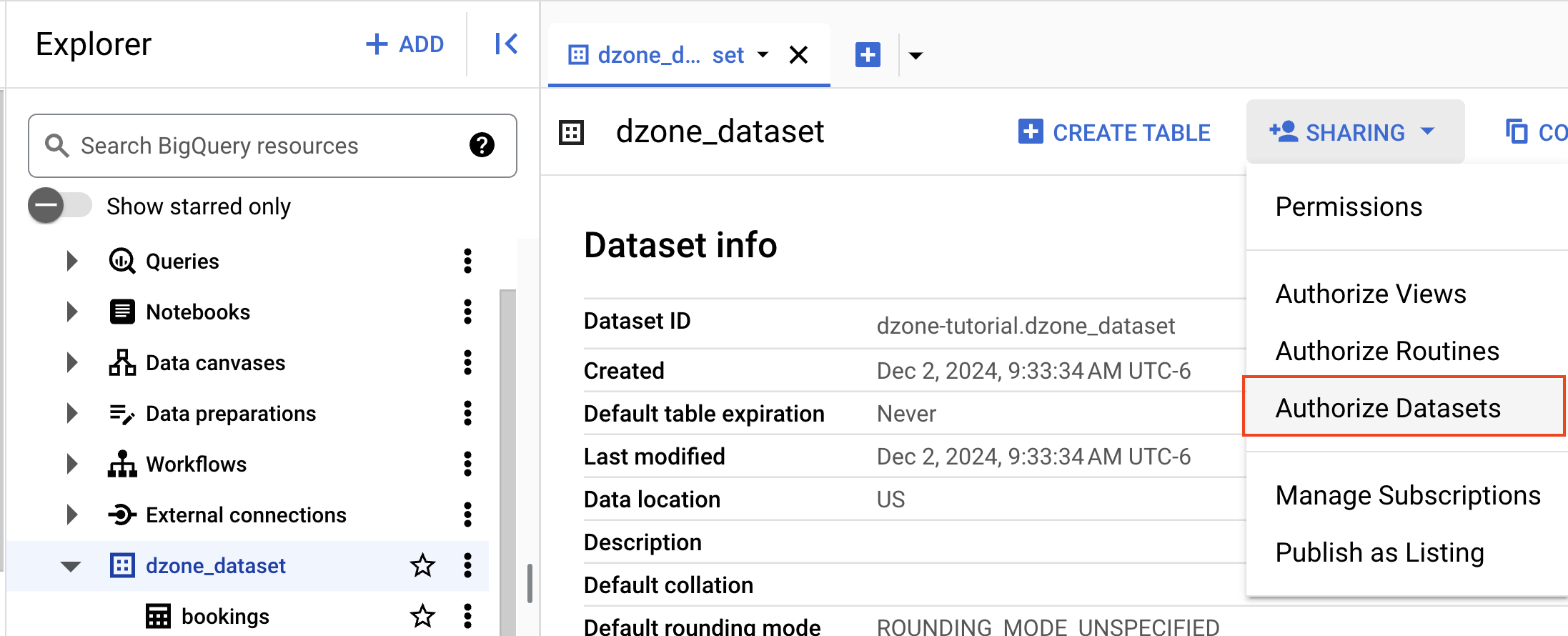 Controlling Access to Google BigQuery Data