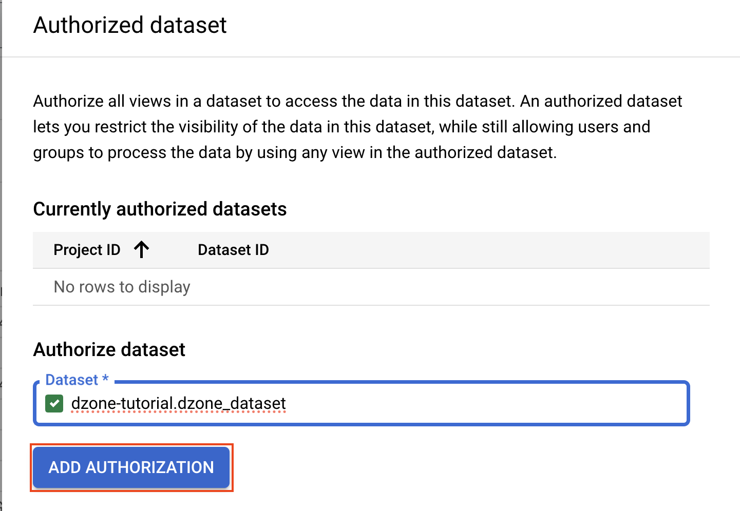 Controlling Access to Google BigQuery Data