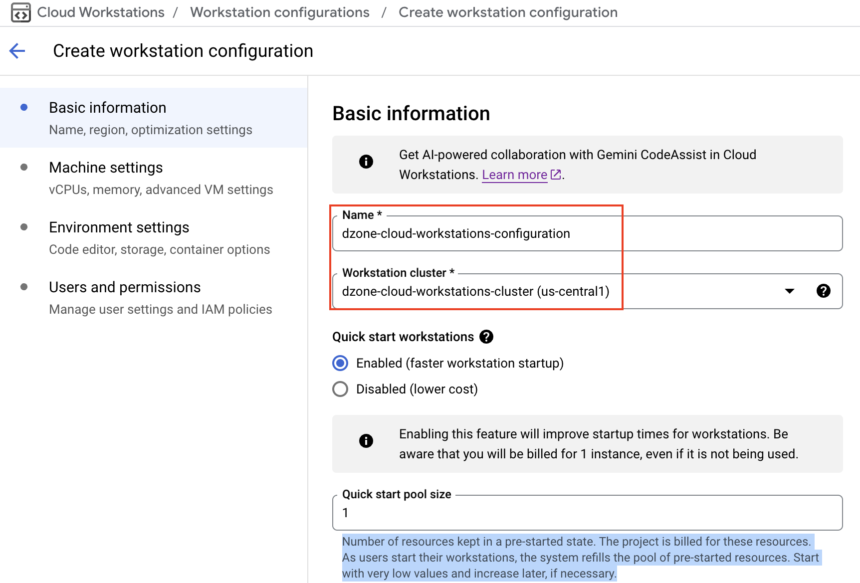 Start Coding with Google Cloud Workstations