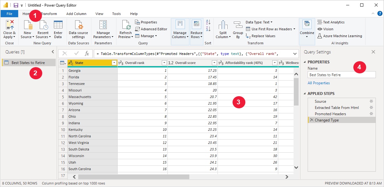 Power BI Authoring Data Federation
