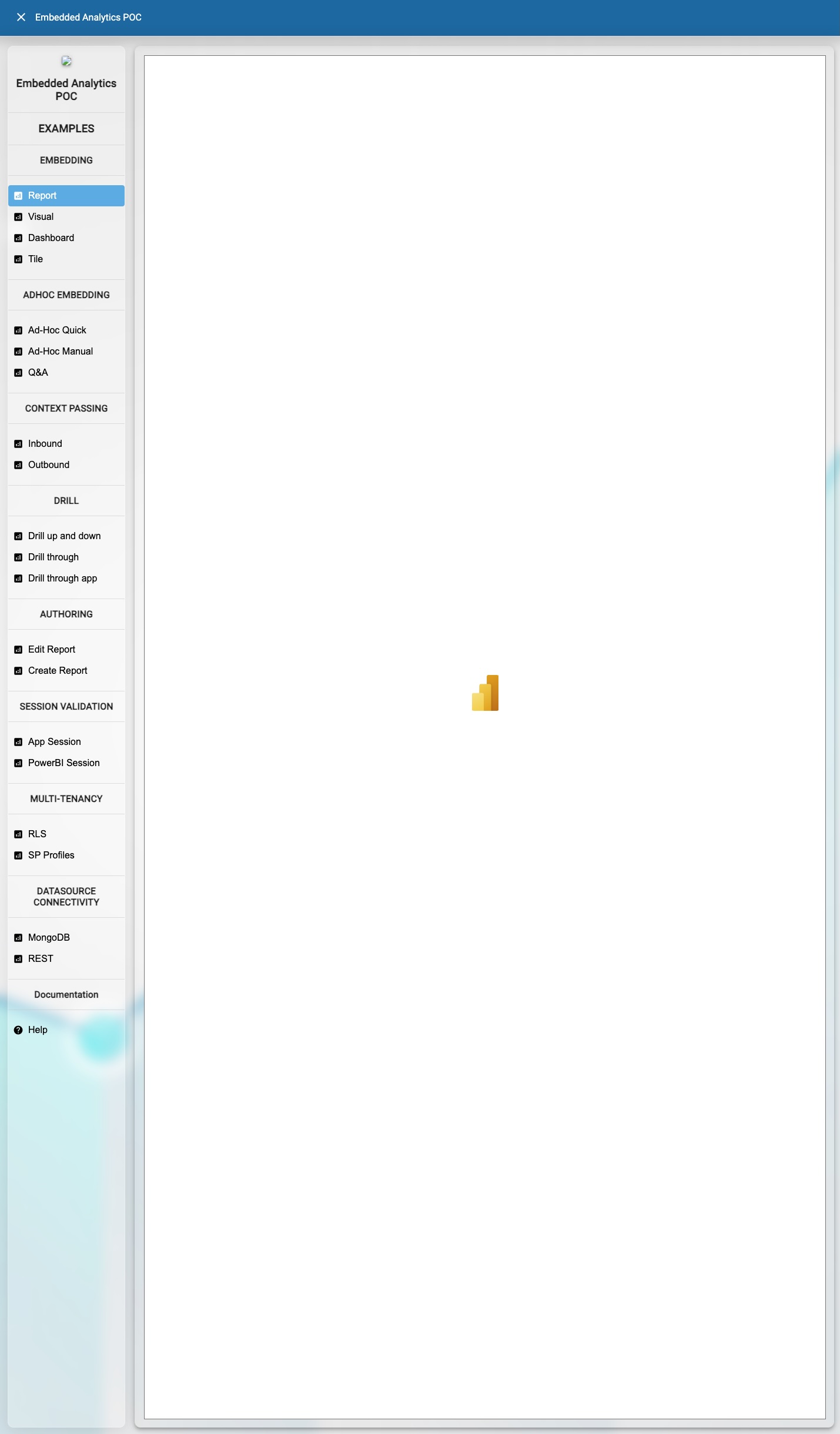 Power BI Embedded Demo