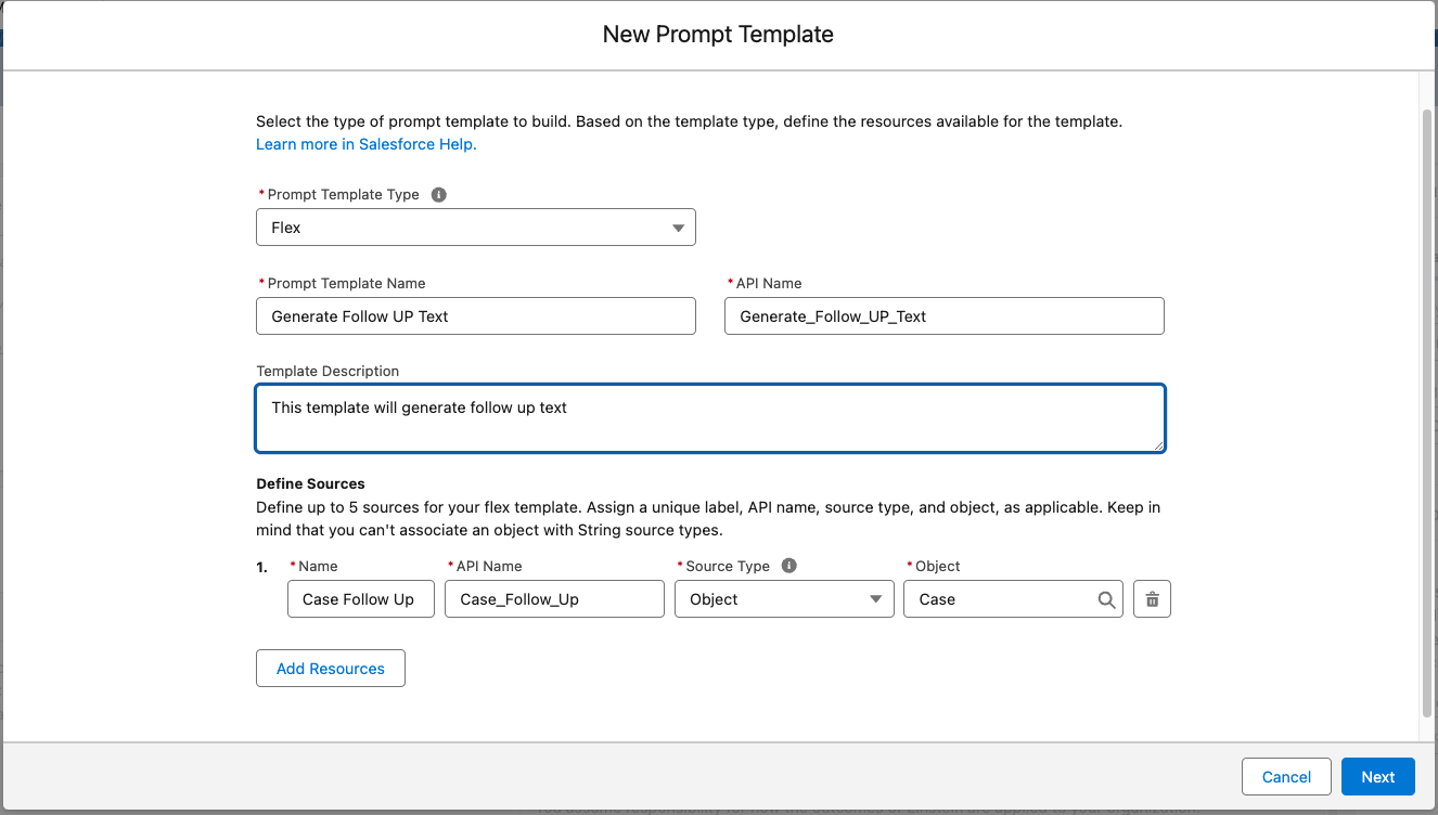 Build AI Prompt Templates with Salesforce Prompt Builder