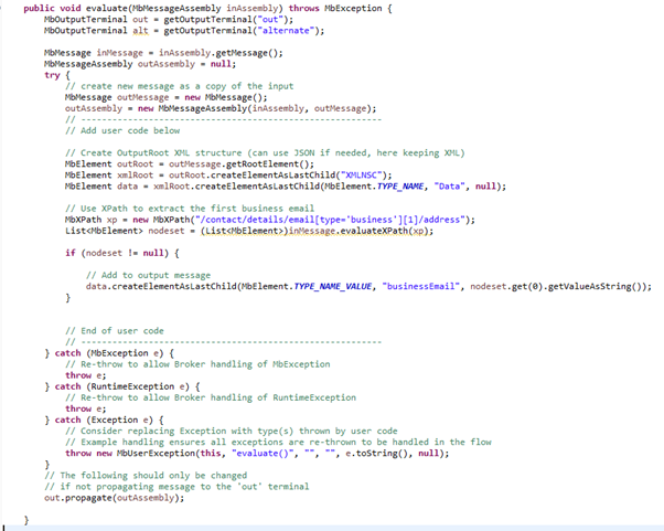 ESQL SELECT and ROW Functions in ACE
