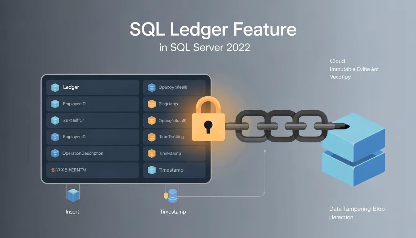 SQL Server 2022 Ledger: Immutable Audit Trails