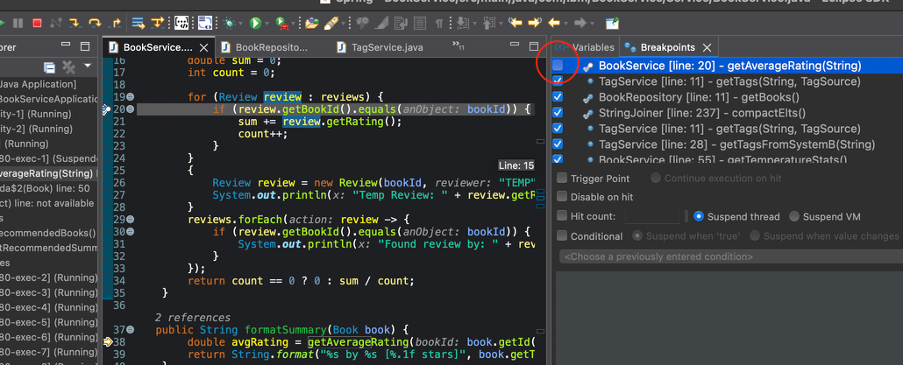 Ten Eclipse Java Debug Tips With Spring Boot