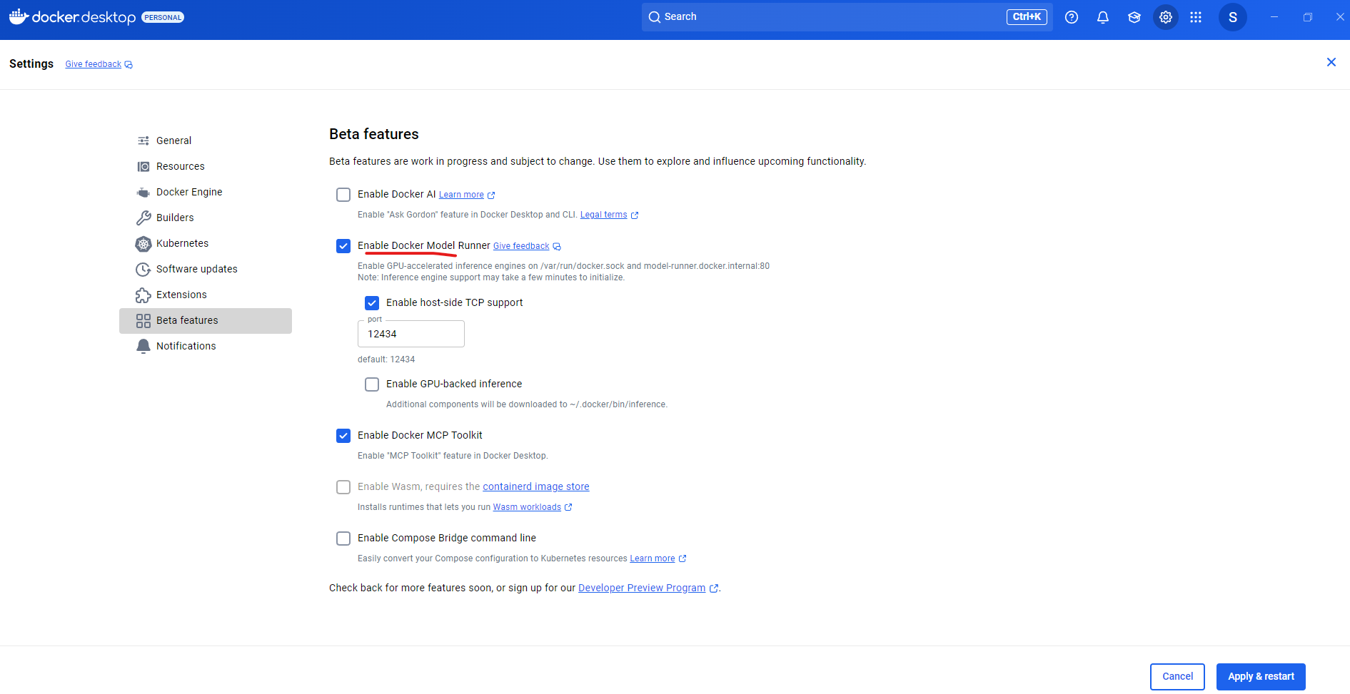 Docker Model Runner for Local AI (C# Focus)
