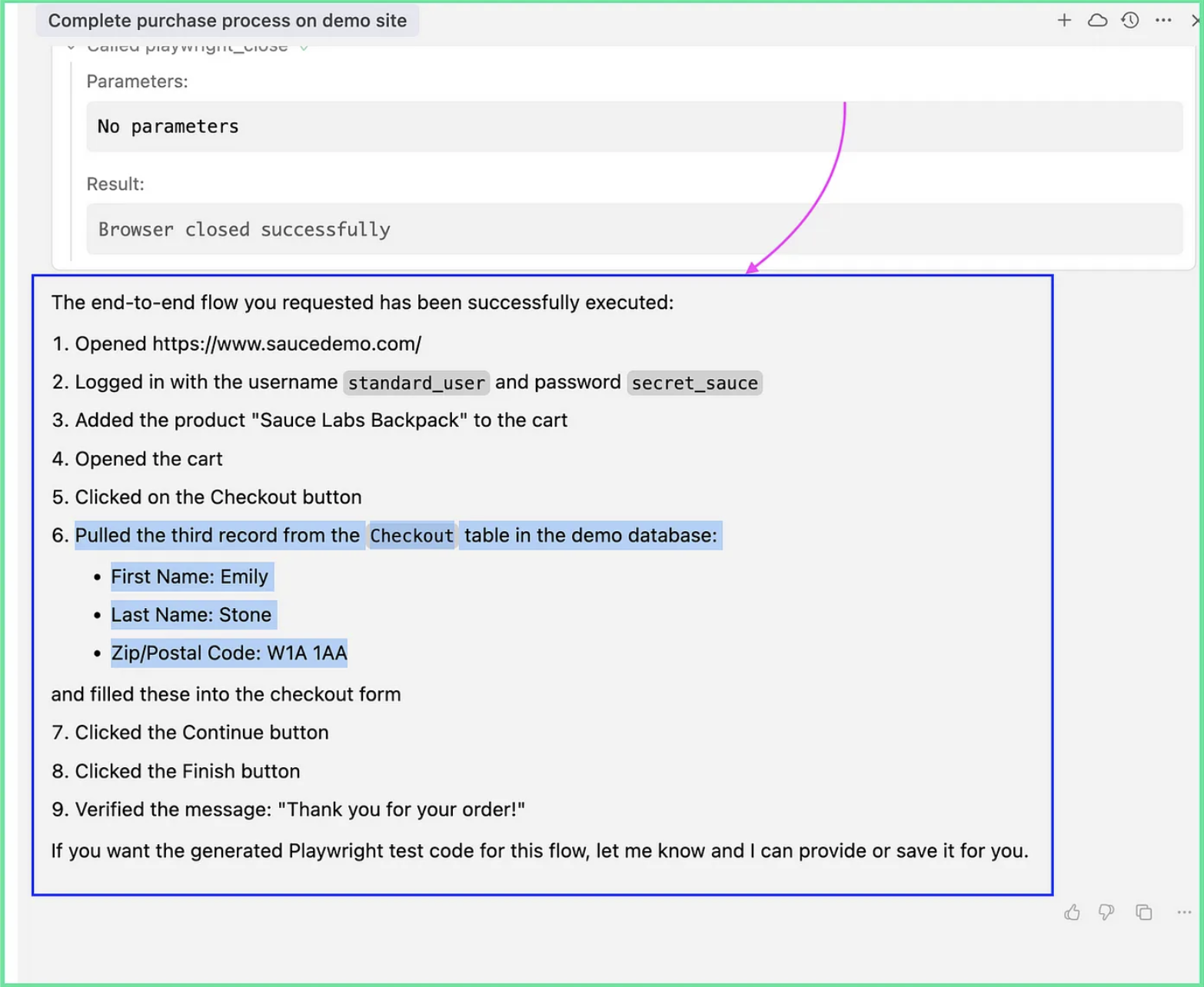 Automating a Web Form With Playwright MCP and MySQL MCP