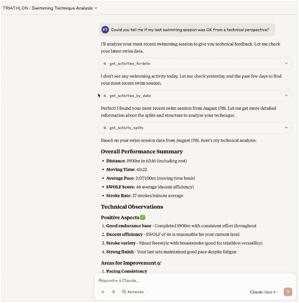 Building a Modern Training Assistant With Claude and Garmin