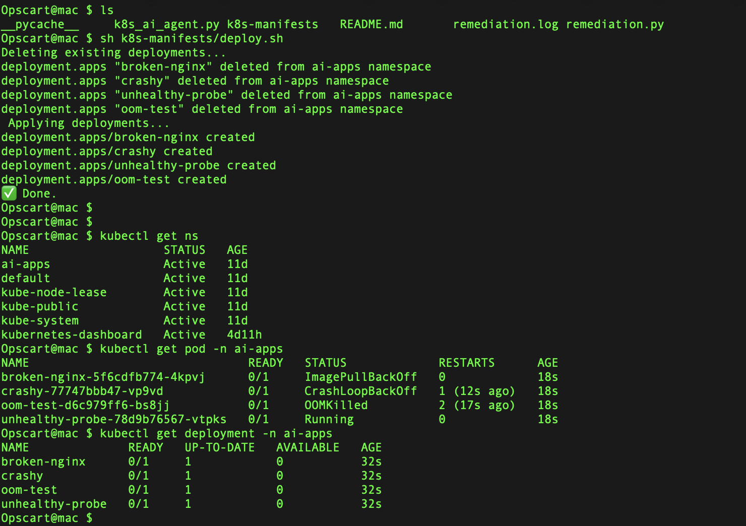AI-Assisted Kubernetes Diagnostics