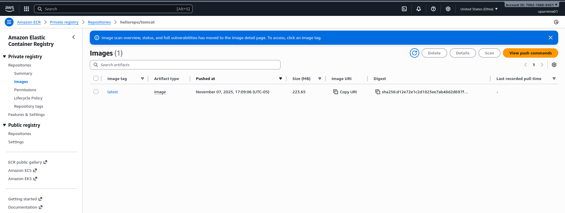 Push Docker Images to AWS ECR With GitHub Actions