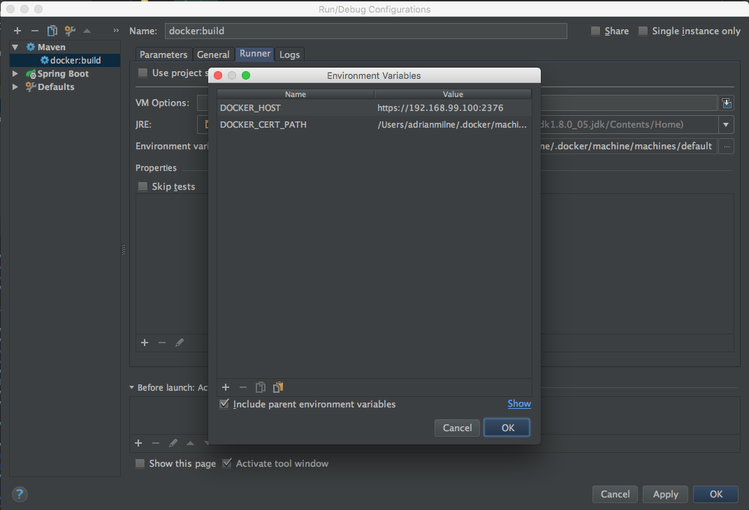 Example Of A Spring Boot Microservice Running On Osx Docker Toolbox