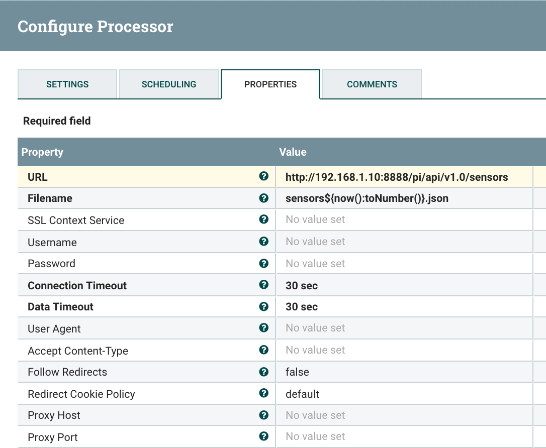Apache NiFi 1.x Cheatsheet